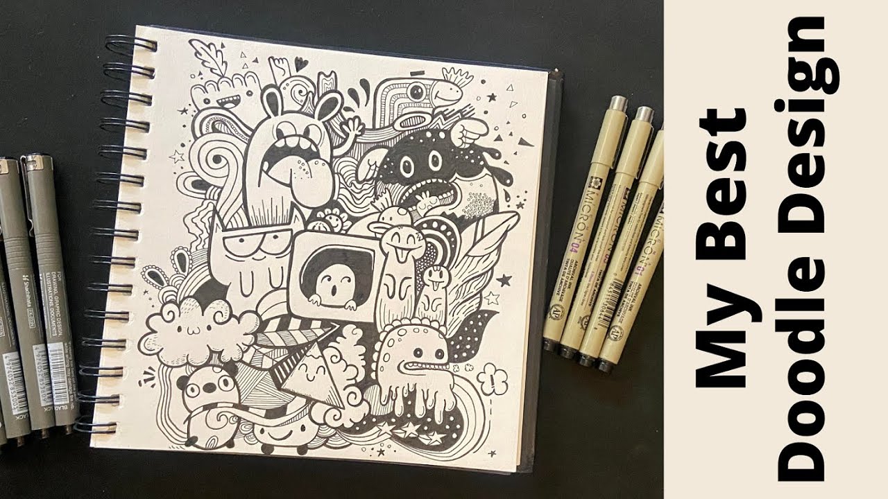 The BEST DOODLE I ´ve ever made, spent 8 Hours Drawing this - YouTube