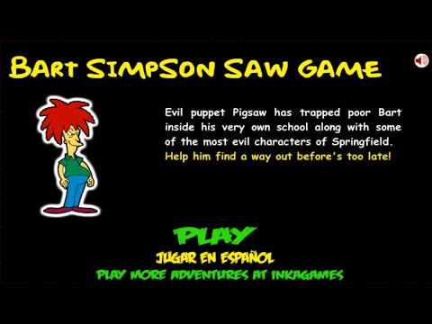 Bart Simpson Saw Game | InkaGames | Walkthrough
