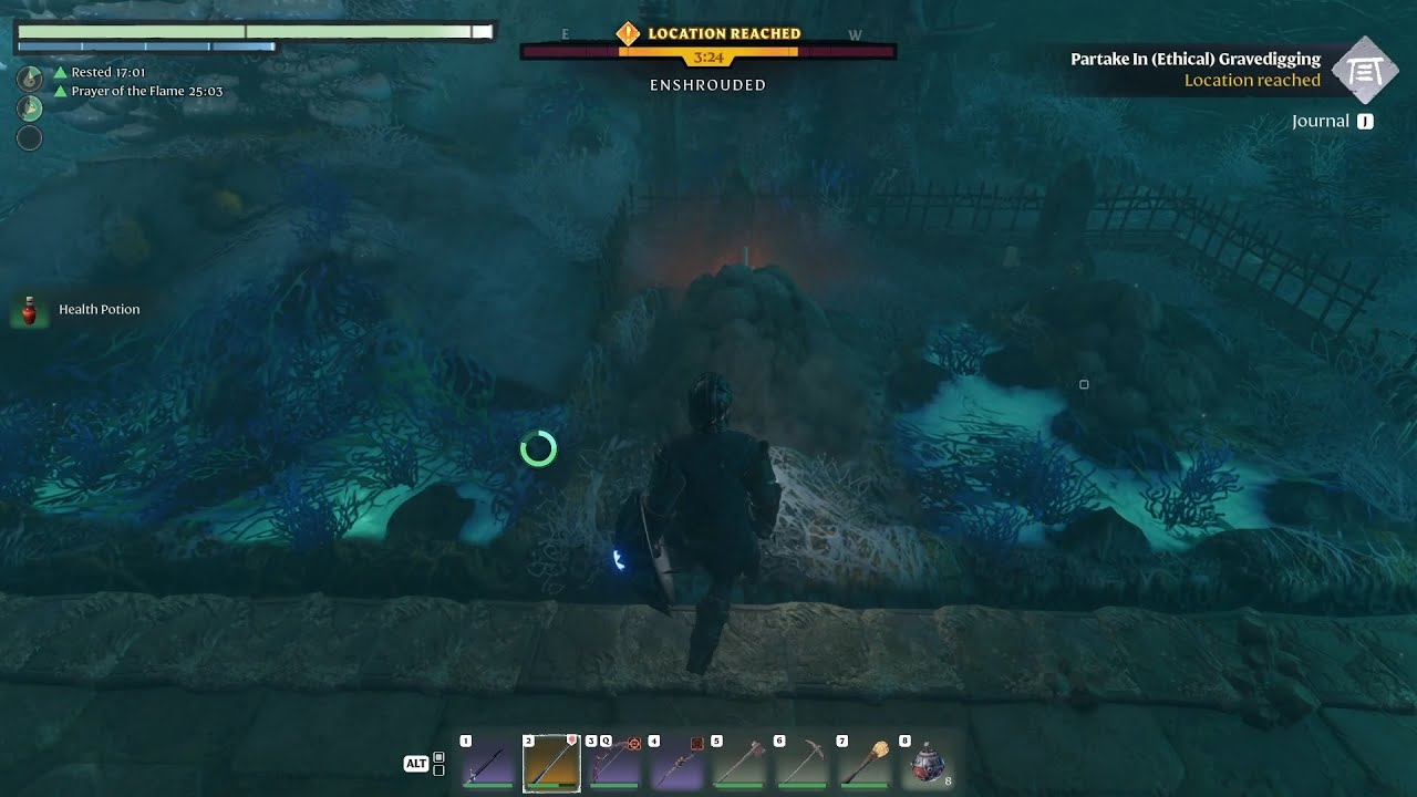 Enshrouded - Retrieving The Buried Sword Hailscourge (Episode 24) - YouTube