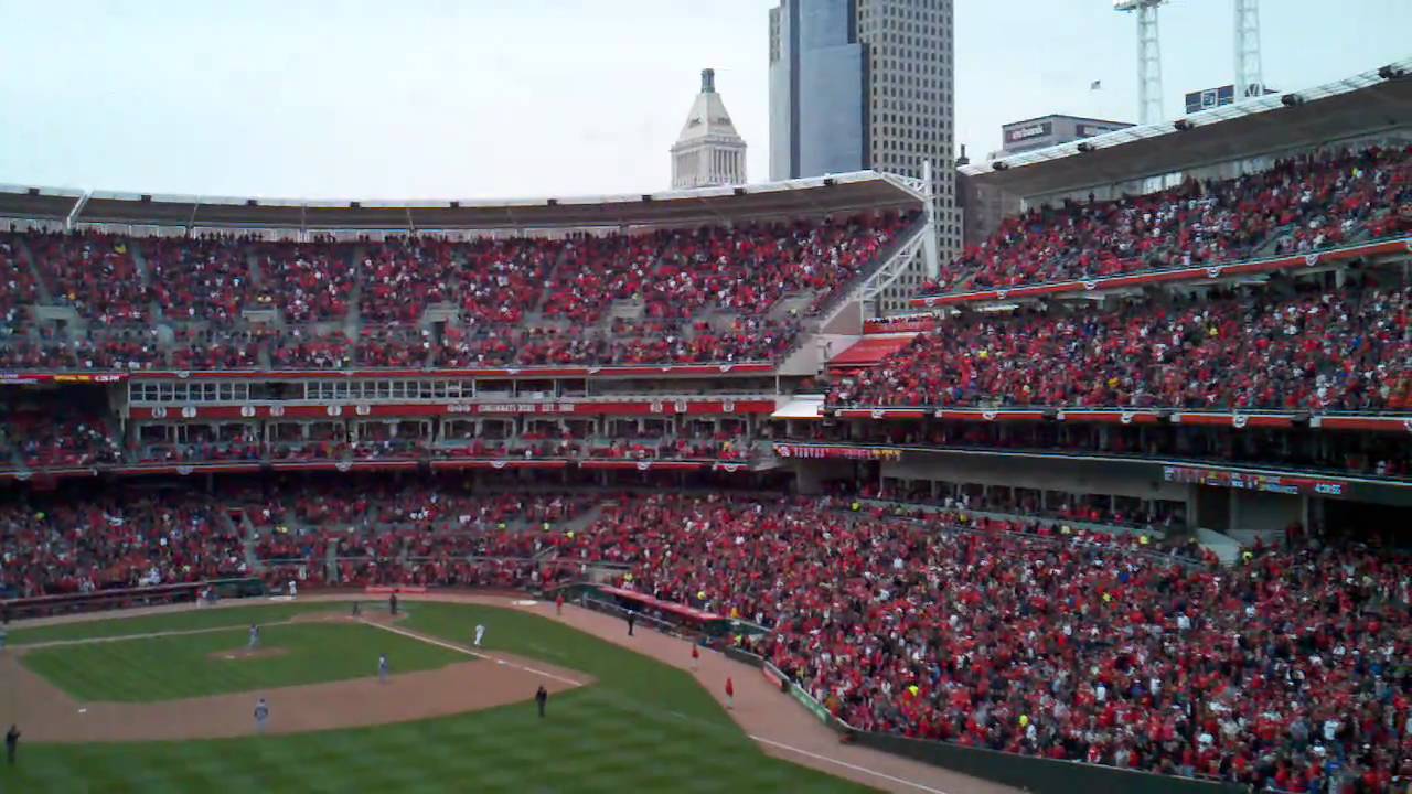 Cincinnati Reds Opening Day 2011-7th InningStretch - YouTube