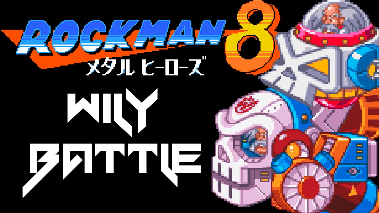 [PC] Rockman 8 FC | Walkthrough #12 | Wily Stage 4 | All Robot Masters ...