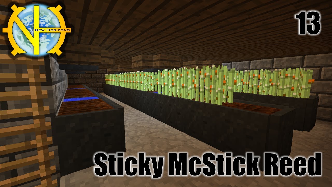 GregTech - New Horizons - 13 - Sticky McStick Reed - YouTube