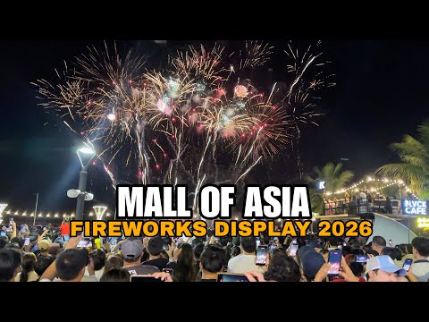 MALL OF ASIA FIREWORKS DISPLAY 2026 -WELCOMING THE YEAR 2026[4k]