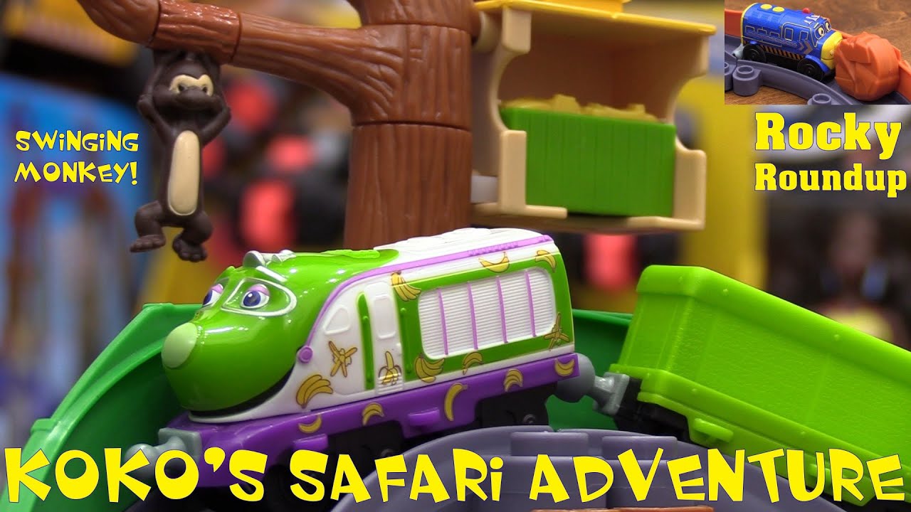 Chuggington Stacktrack Motorized Koko and Brewster. Koko's Safari ...
