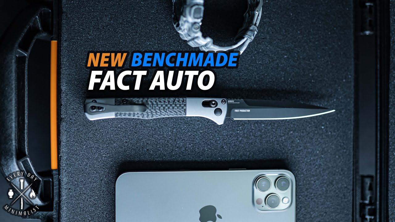 This is one stabby knife... | Benchmade Fact Auto 4170BK - YouTube