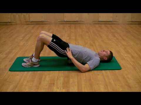 Back Bridge with Leg Lift - YouTube