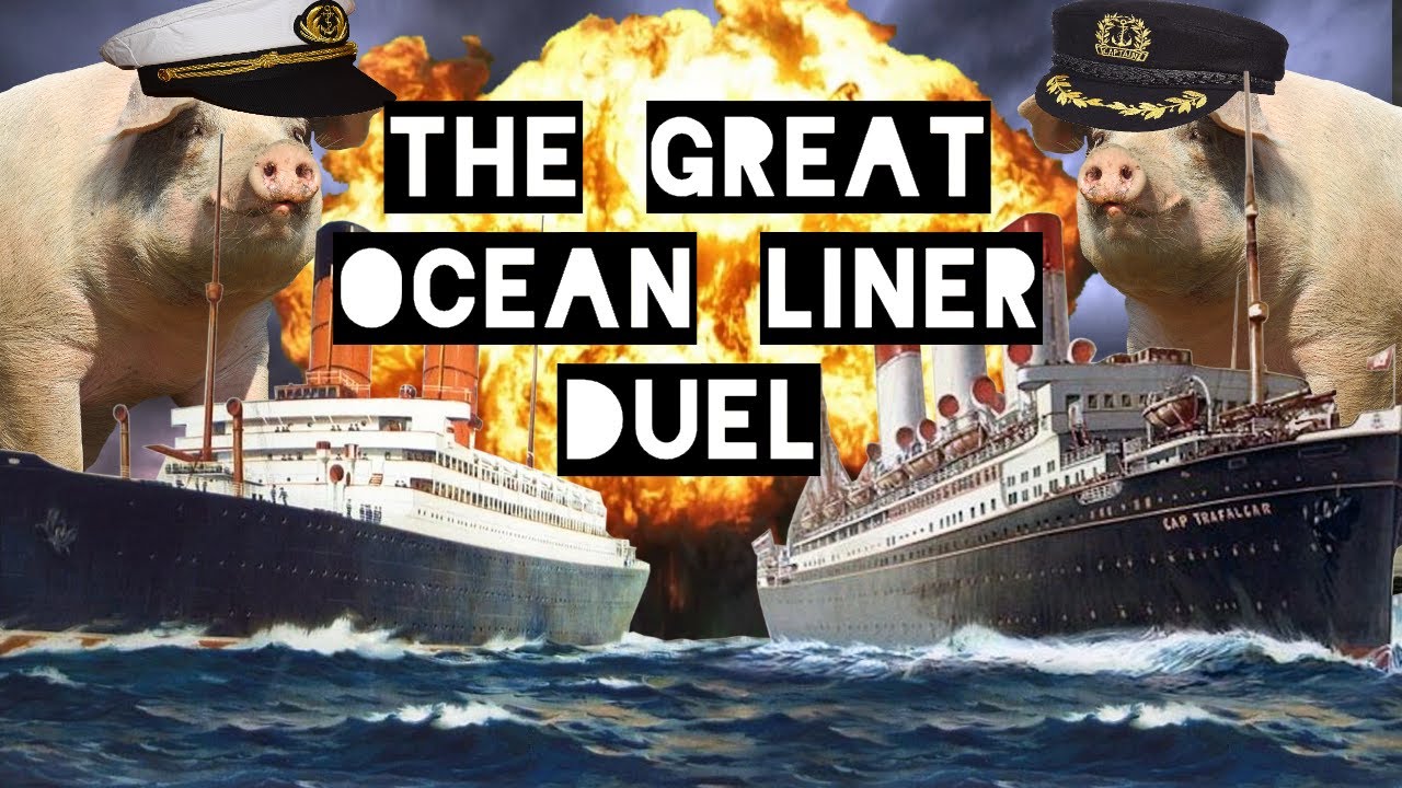 The Great Ocean Liner Duel of 1914 - YouTube