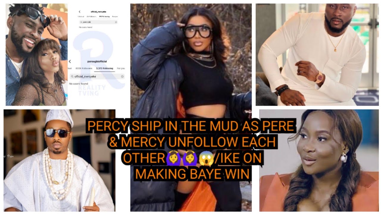 PERCY SHIP IN THE MUD AS PERE & MERCY UNFOLLOW EACH OTHER/IKE ON MAKING ...