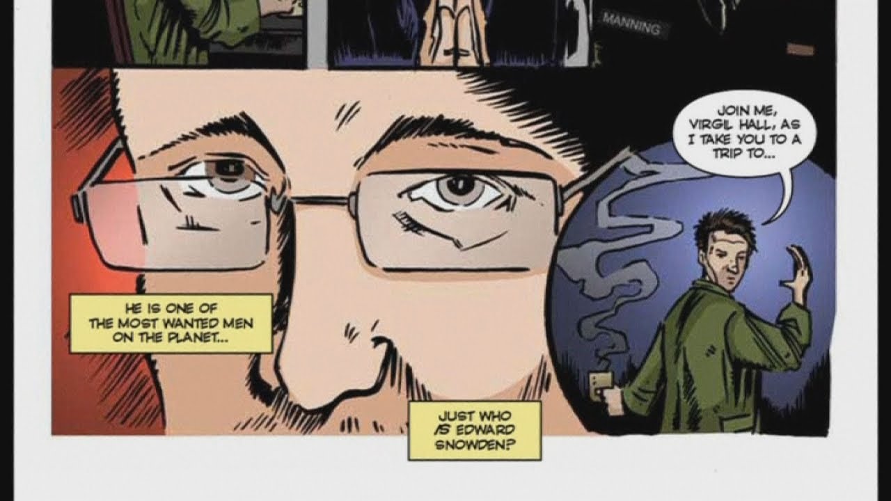 New comic book tells the story of Edward Snowden - YouTube