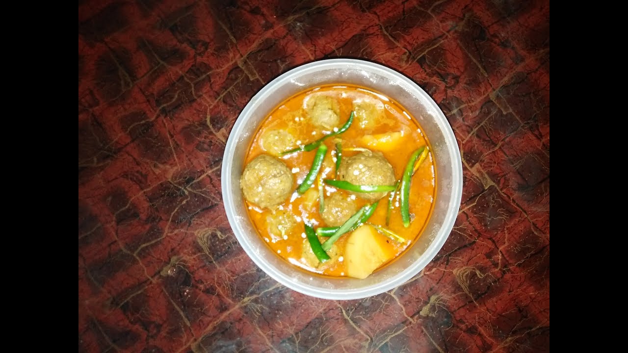 Green kofta curry recipe |kofty Aalo recipe |soft kofty recipe - YouTube