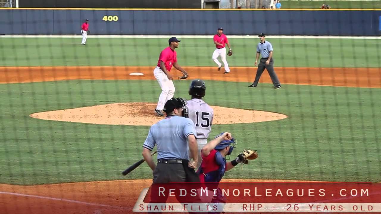 Shaun Ellis pitching for the Pensacola Blue Wahoos - YouTube