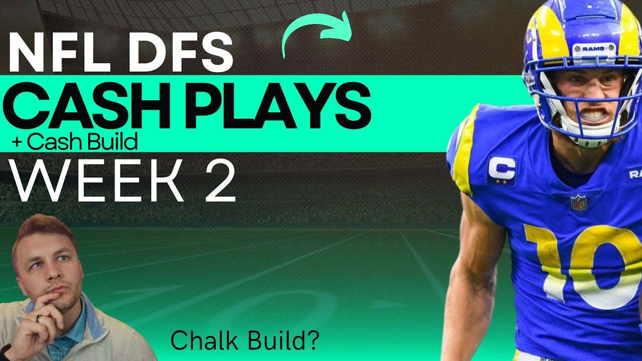 NFL DFS Week 2: DraftKings Cash Plays 2022 - YouTube
