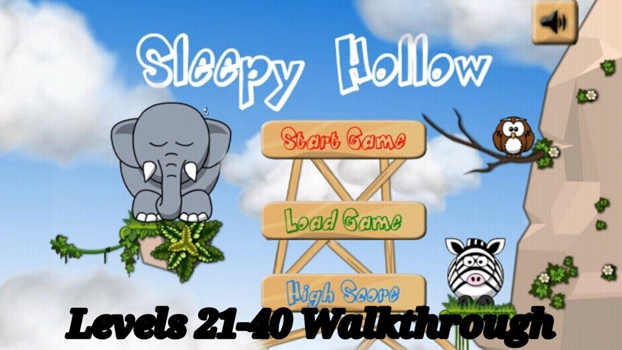 Sleepy Hollow (Snoring Elephant) | Levels 21-40 Walkthrough - YouTube