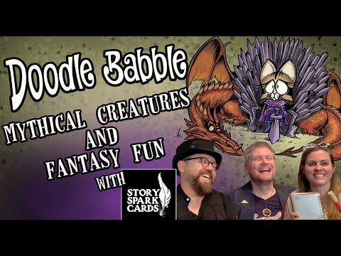 Mythical Creatures & Fantasy Fun | STORY SPARK CARDS |DOODLE BABBLE ...