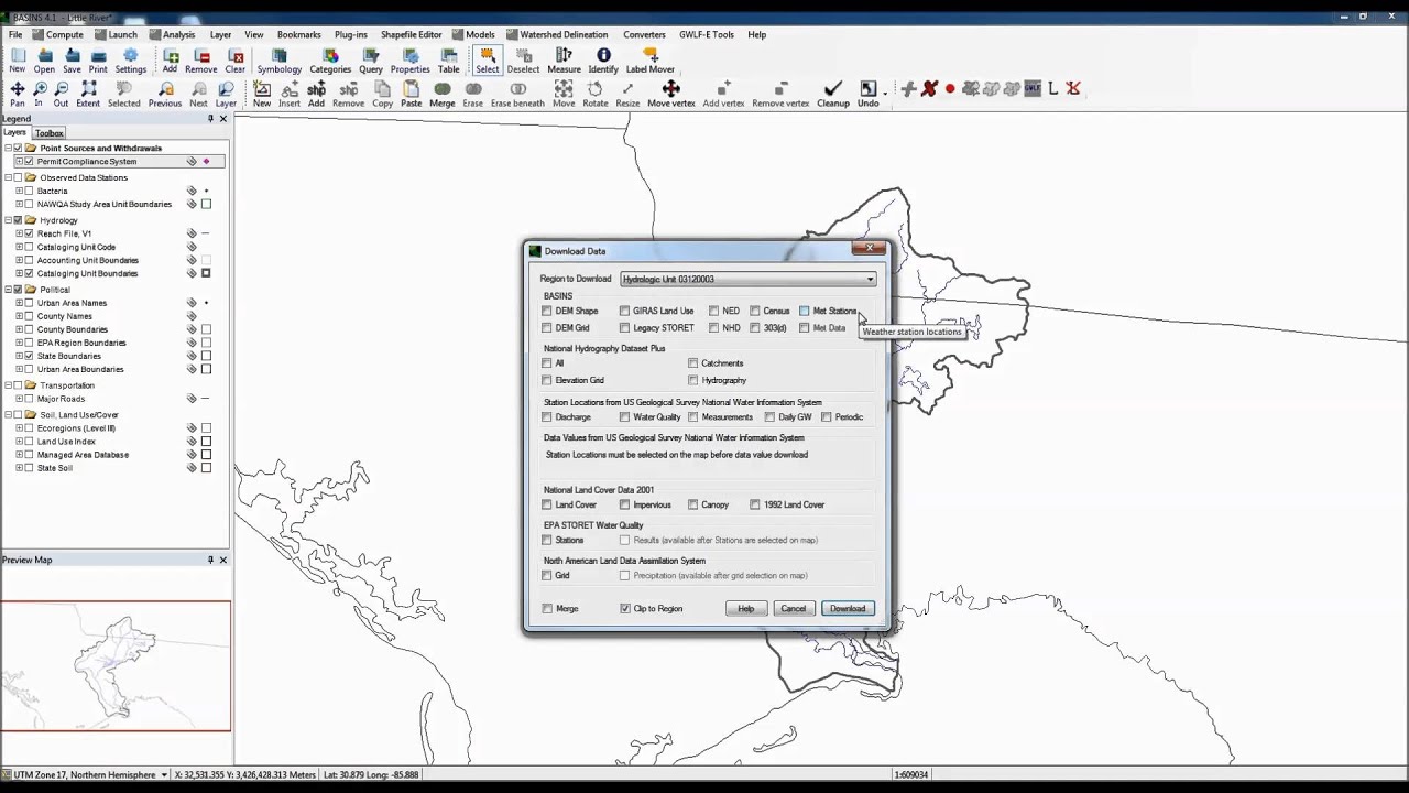 Tutorial: Introduction to US EPA's BASINS GIS Tool - YouTube