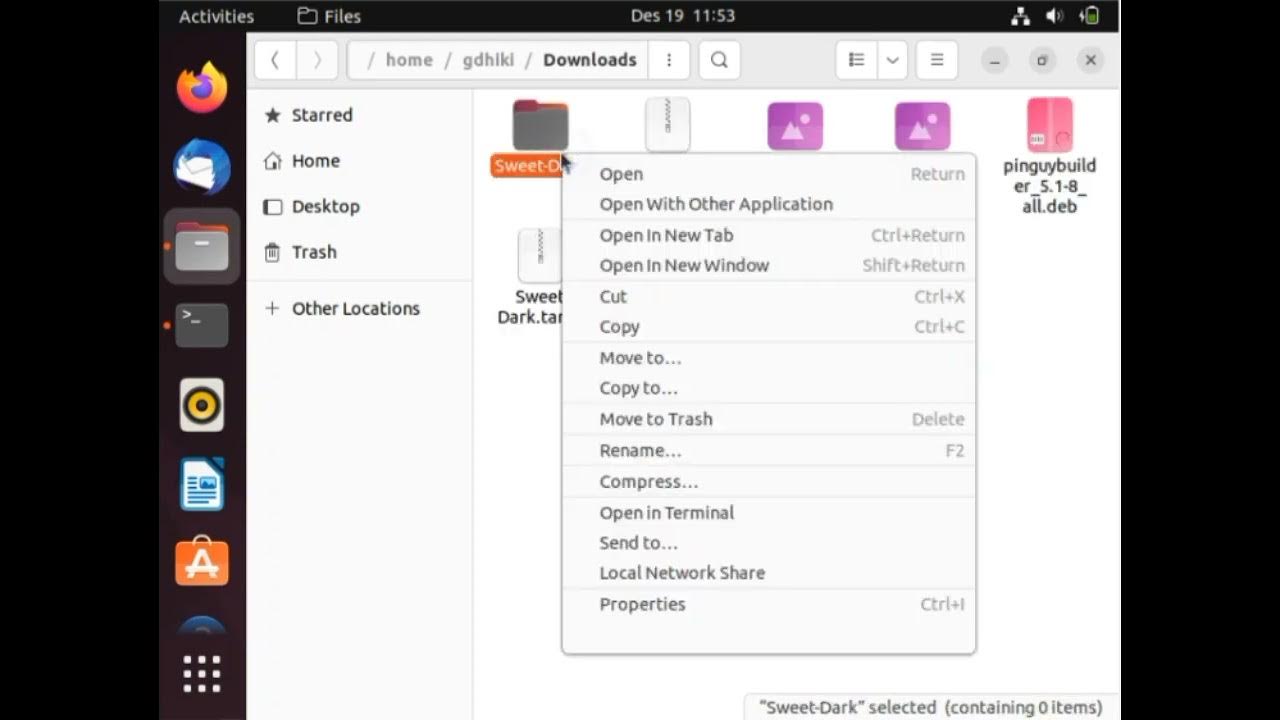REMASTERING UBUNTU 22.04.01 DENGAN TEMA GAMING - YouTube