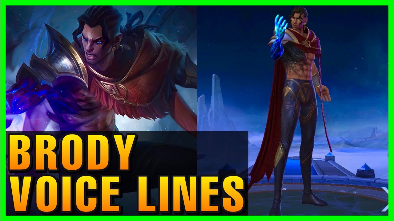BRODY VOICE LINES | MOBILE LEGENDS - YouTube