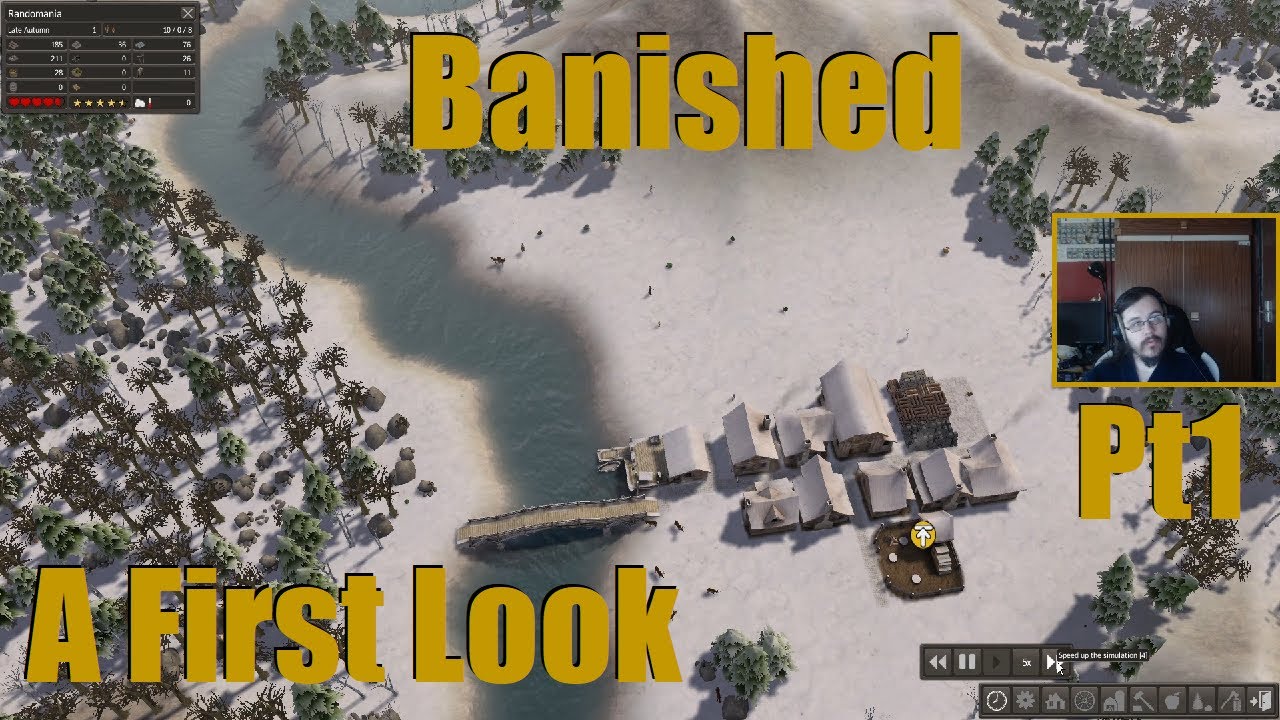 First Look At Banished Survival City Builder [Part 1] - YouTube