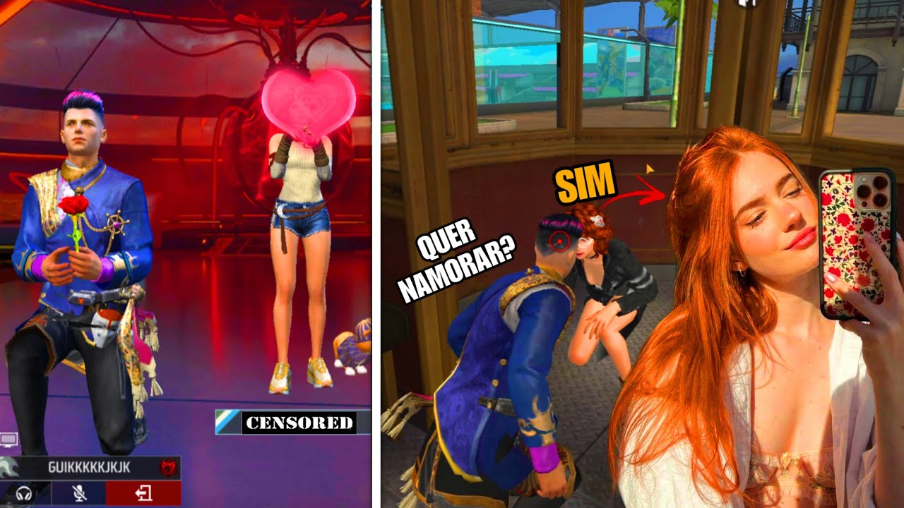 Consegui Uma Namorada Linda No Free Fire 😍 ️ Youtube
