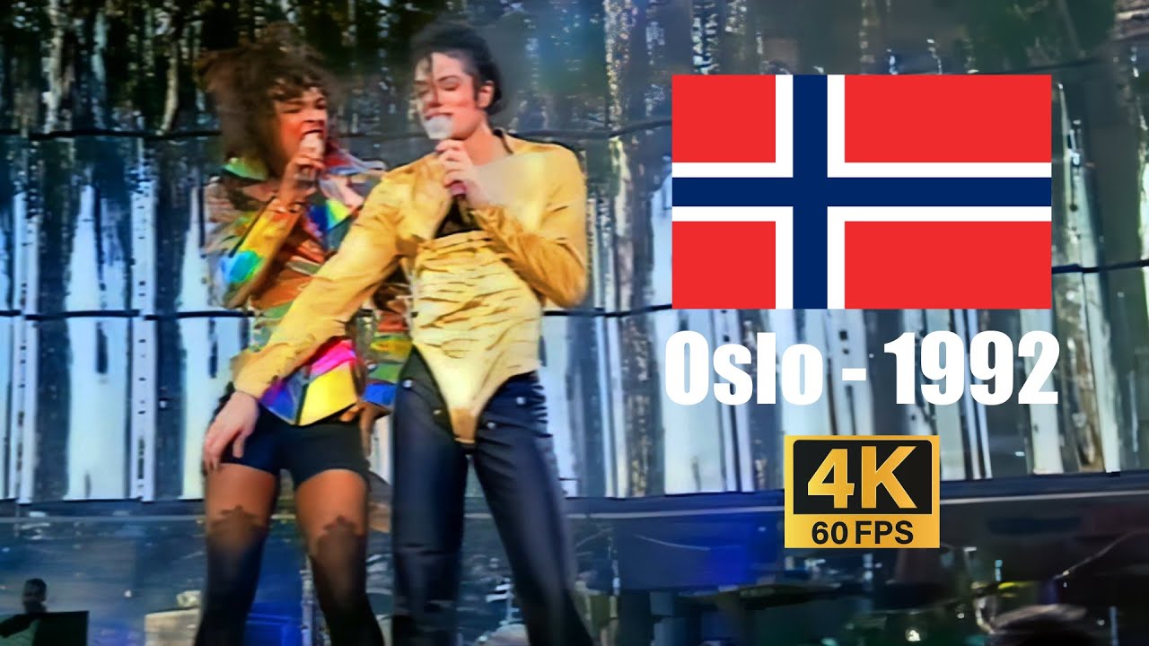 Michael Jackson | I Just Can't Stop Loving You - Live in Oslo July 15th ...