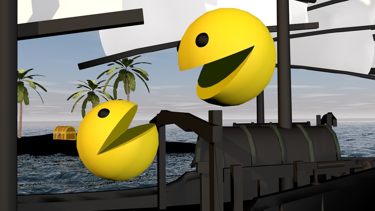 Pacman vs Pacman: On The Ocean - YouTube