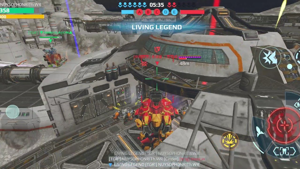 OX Minos Cinder Squall So Strong War Robots - YouTube