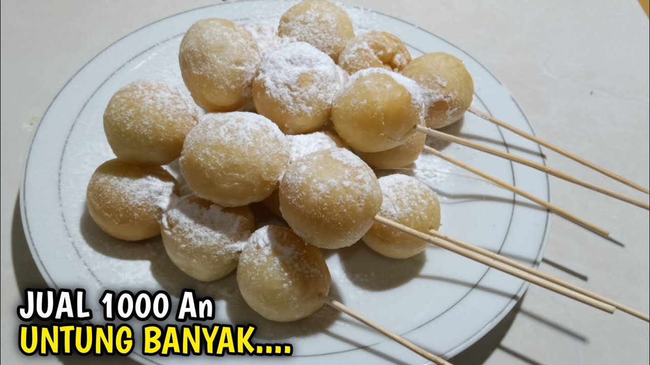 RESEP DONAT SATE EMPUK DAN LEMBUT NO TELUR NO MIXER CUMA 4 BAHAN SAJA ...