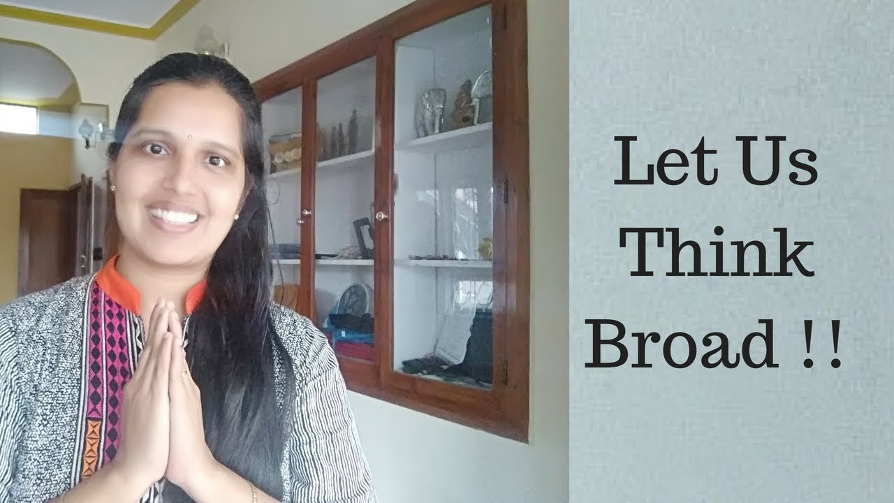 Let Us Think Broad !!! Being a Good Citizen - YouTube