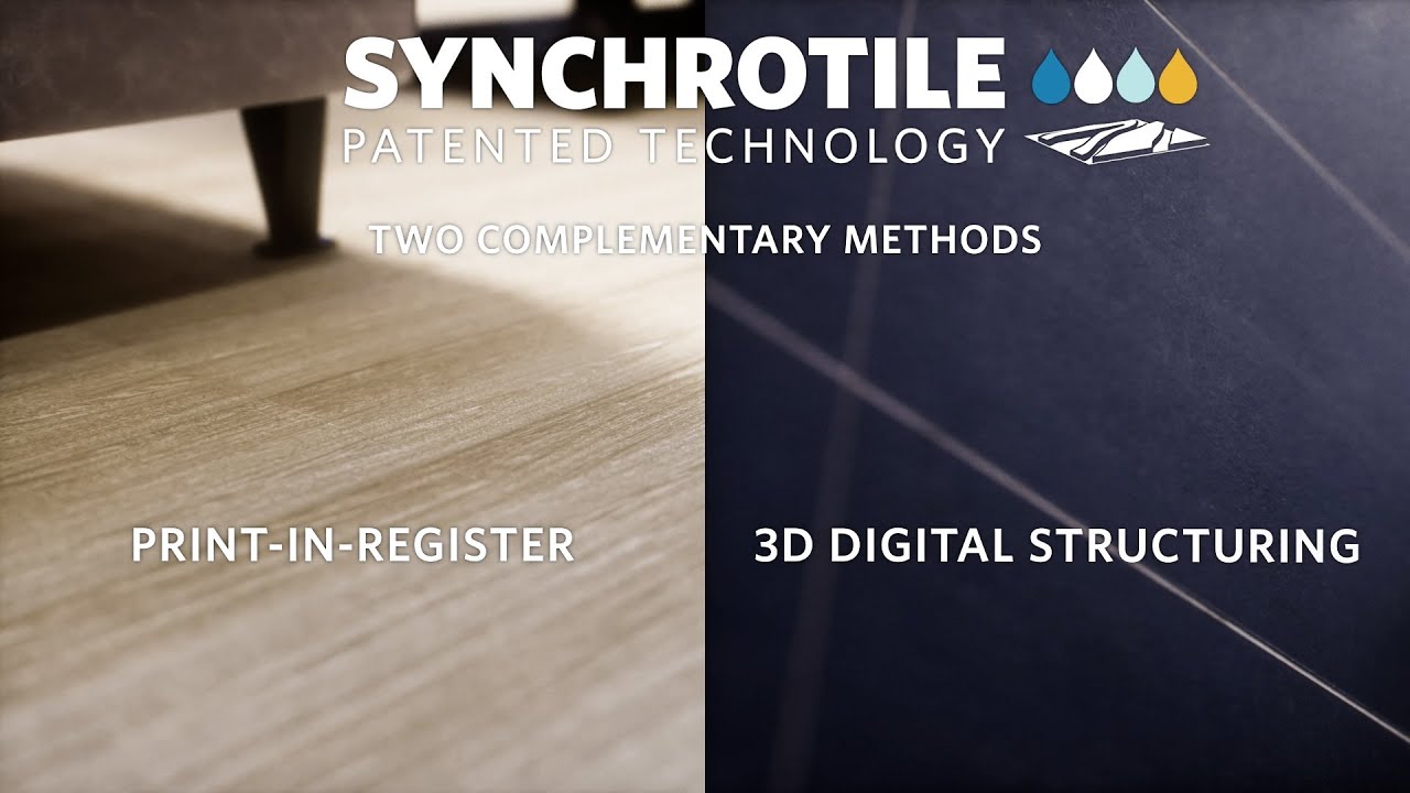 SynchroTile - Aligned texture and design for ceramic tiles - YouTube