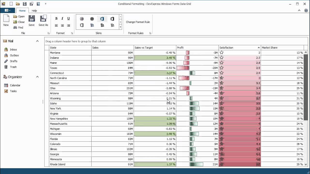 DevExpress WinForms Grid: Conditional Formatting - YouTube