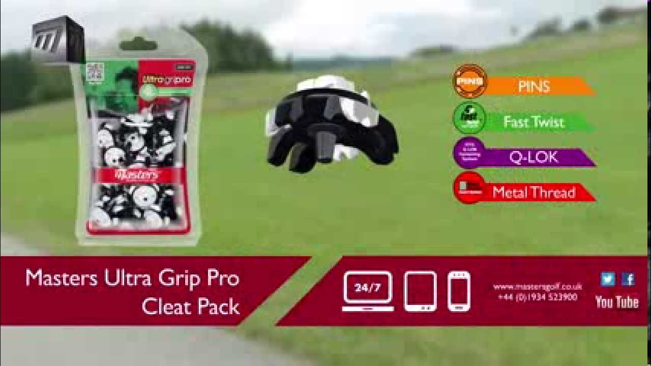 Masters Golf - Ultra Grip Pro Cleat Pack (SAM030 SAM031 SAM032 SAM033 ...