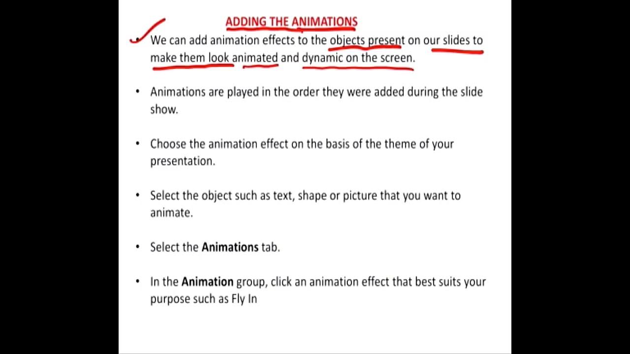 Animation And Transition Effects In Power Point Computerbasics Computerknowledge Edutech1975