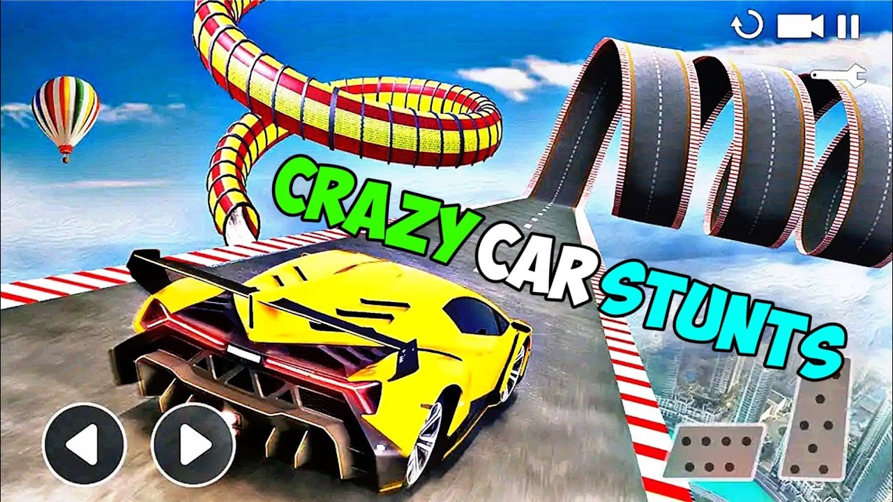Crazy Car Stunts-Mega Ramps, First Gameplay - YouTube