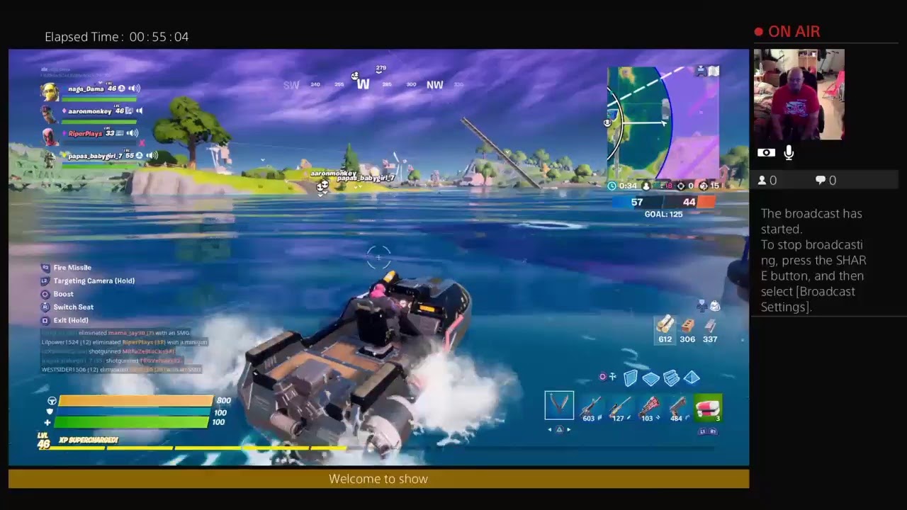 playing fortnite with Aiden Aaron & kids - YouTube