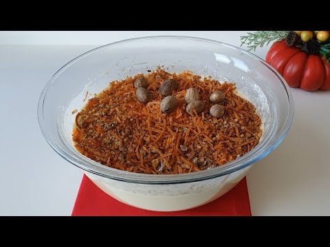 SADECE 2 MALZEME FARKLA EN GÜZEL TARÇINLI, HAVUÇLU KEK TARİFİ