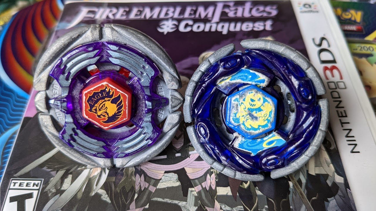 Flame Aquila 230CS vs Earth Aquario GB145EDS | Metal Fight Beyblade メタル ...