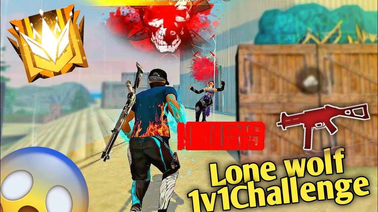 Free Fire Lone Wolf 1v1 Challenge🤑 Youtube