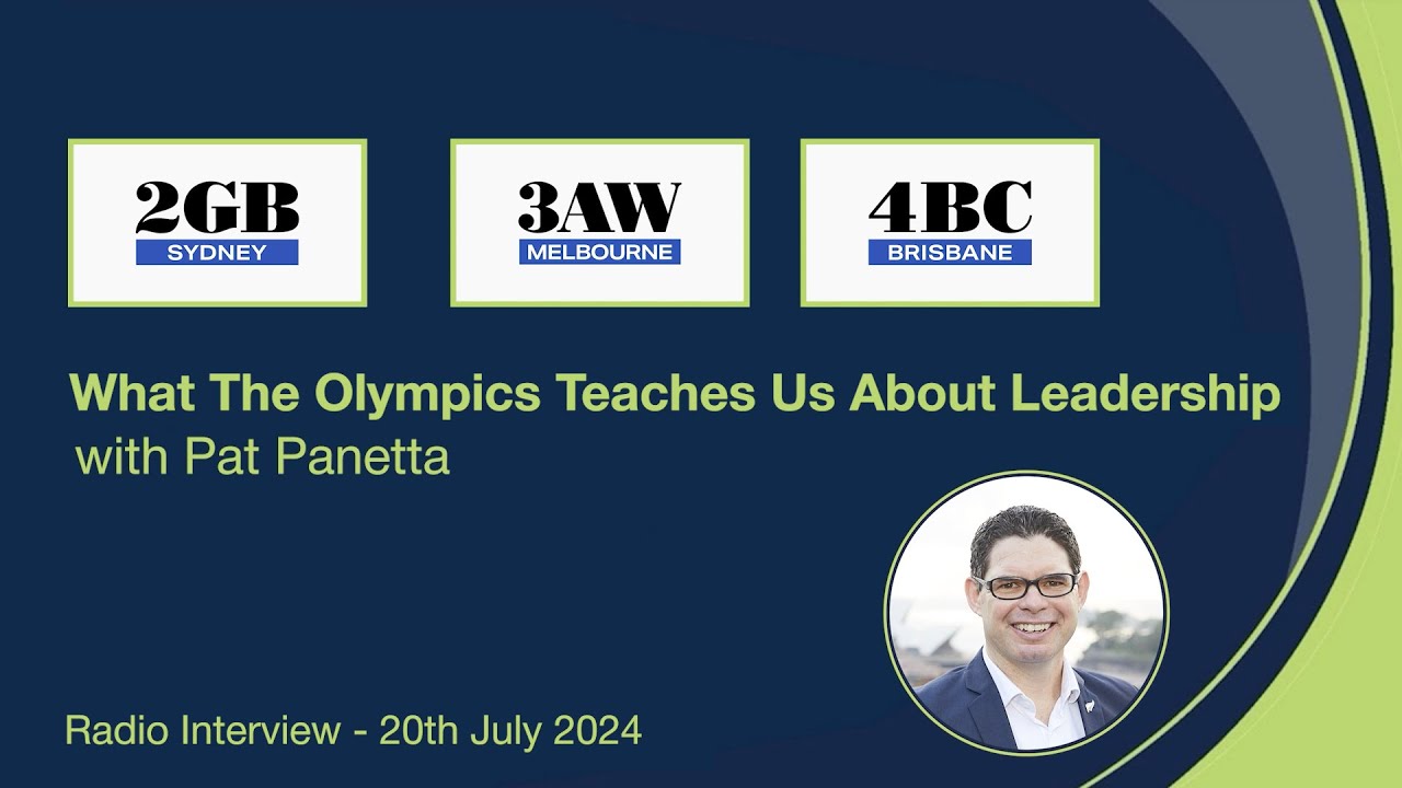 Media Interview - What Olympics Teaches Us About Leadership - YouTube