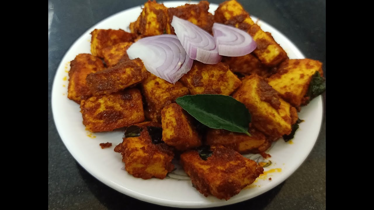 Paneer Fry in Tamil| Simple Paneer Fry| Paneer Varuval பன்னீர் வறுவல் ...
