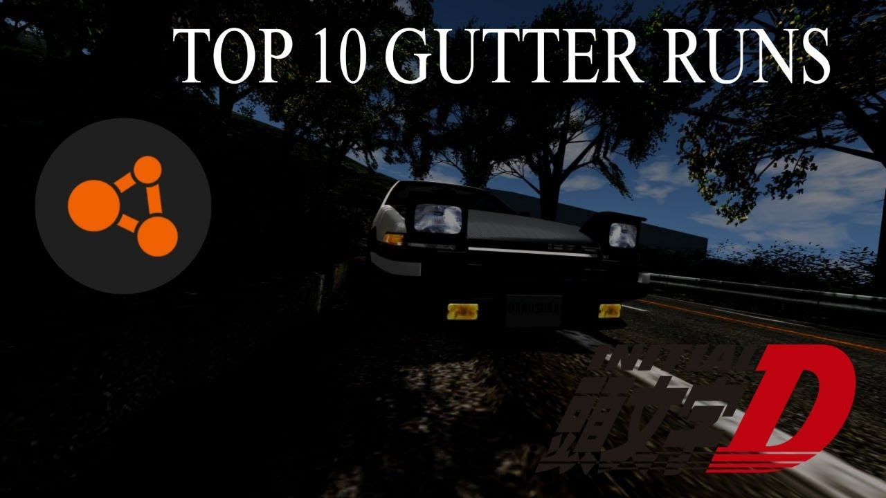 TOP 10 GUTTER RUNS | BeamNG.drive | Initial D - YouTube
