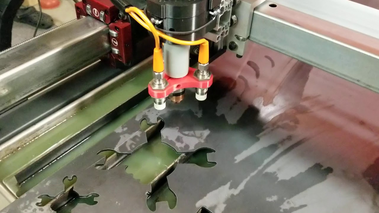 First cut with Sheetcam - YouTube