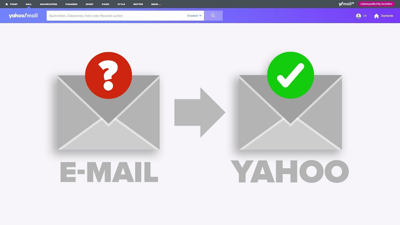 E-Mail kommt im Yahoo-Konto nicht an? Einstellungen prüfen! (Whitelisting) - YouTube