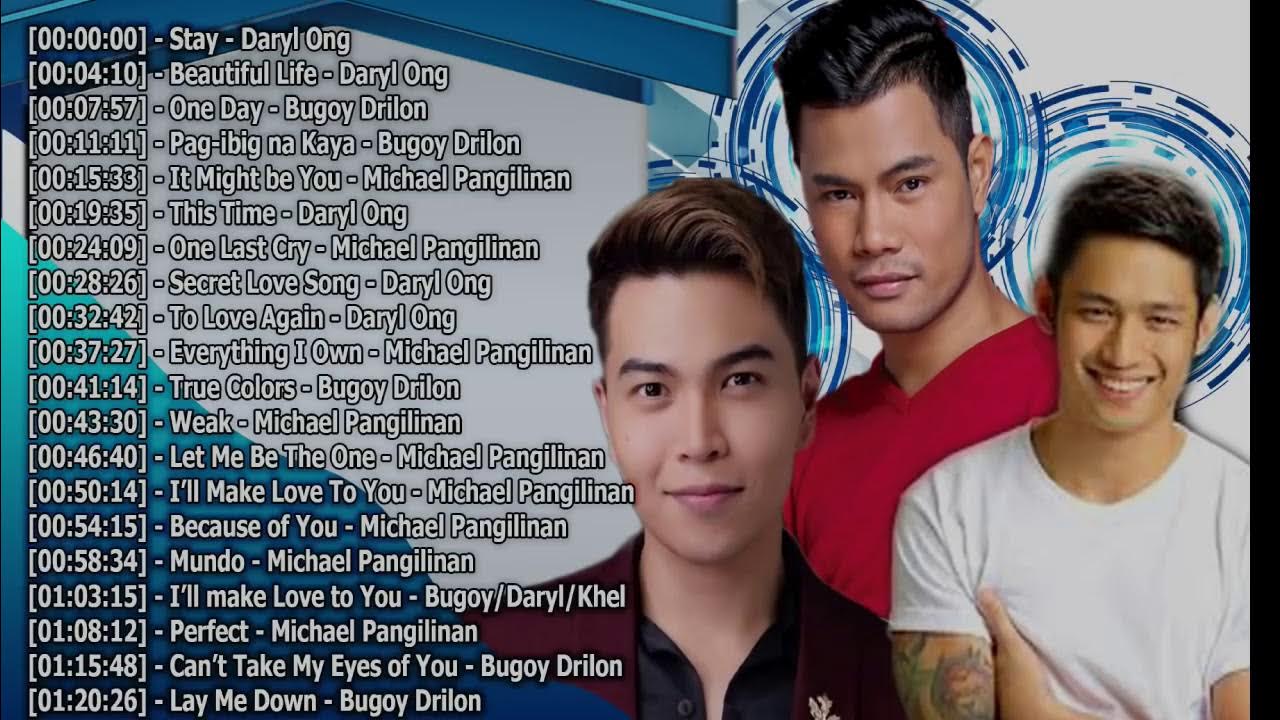 BuDaKhel Bugoy Drilon Daryl Ong Michael Pangilinan Popular Songs Compilation 2021 - YouTube