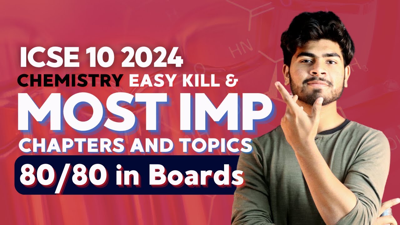 Most Important Chapters & Topics of Chemistry ICSE Class 10 | 2024 ...
