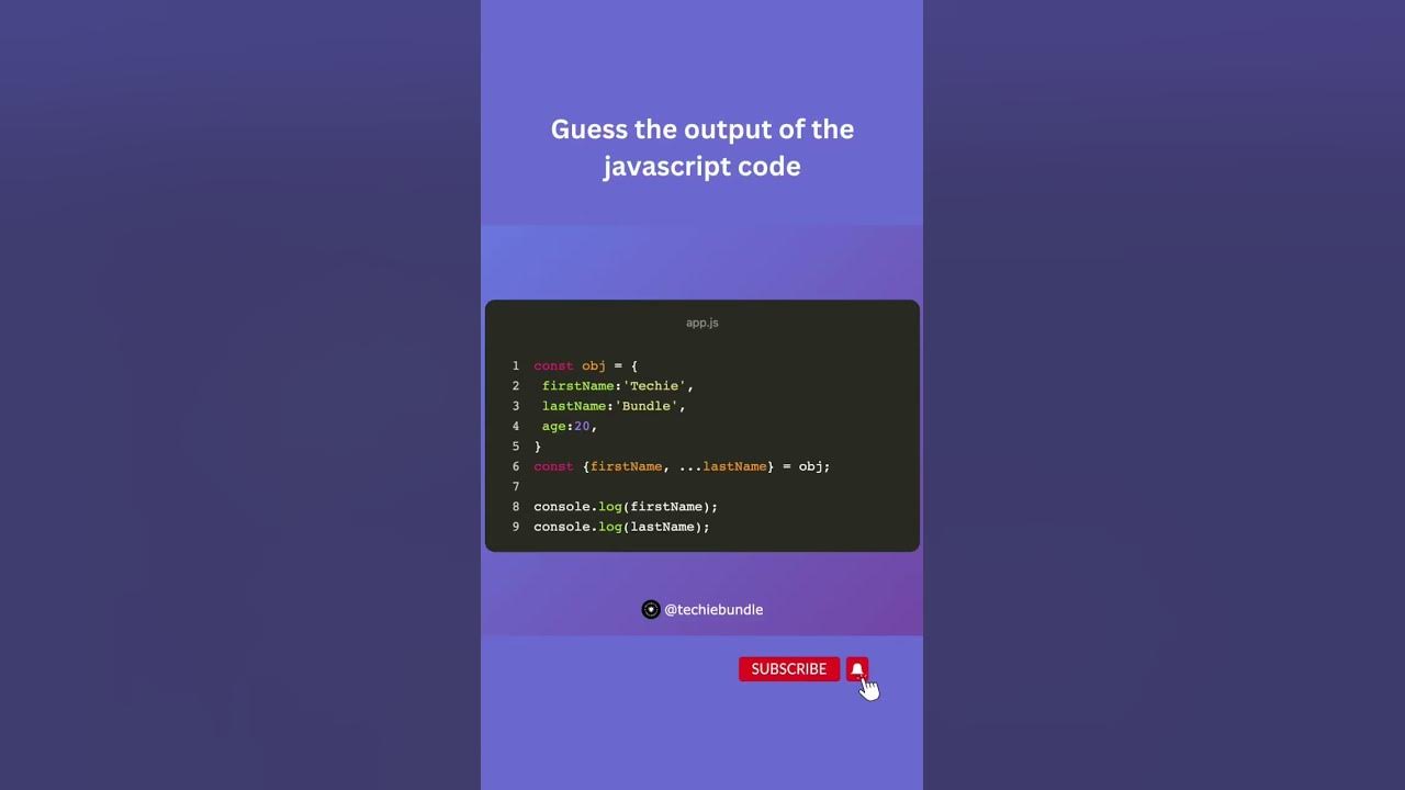 Guess Output Of The Javascript Code In Comment Section Answer Available In The Last 1 Second
