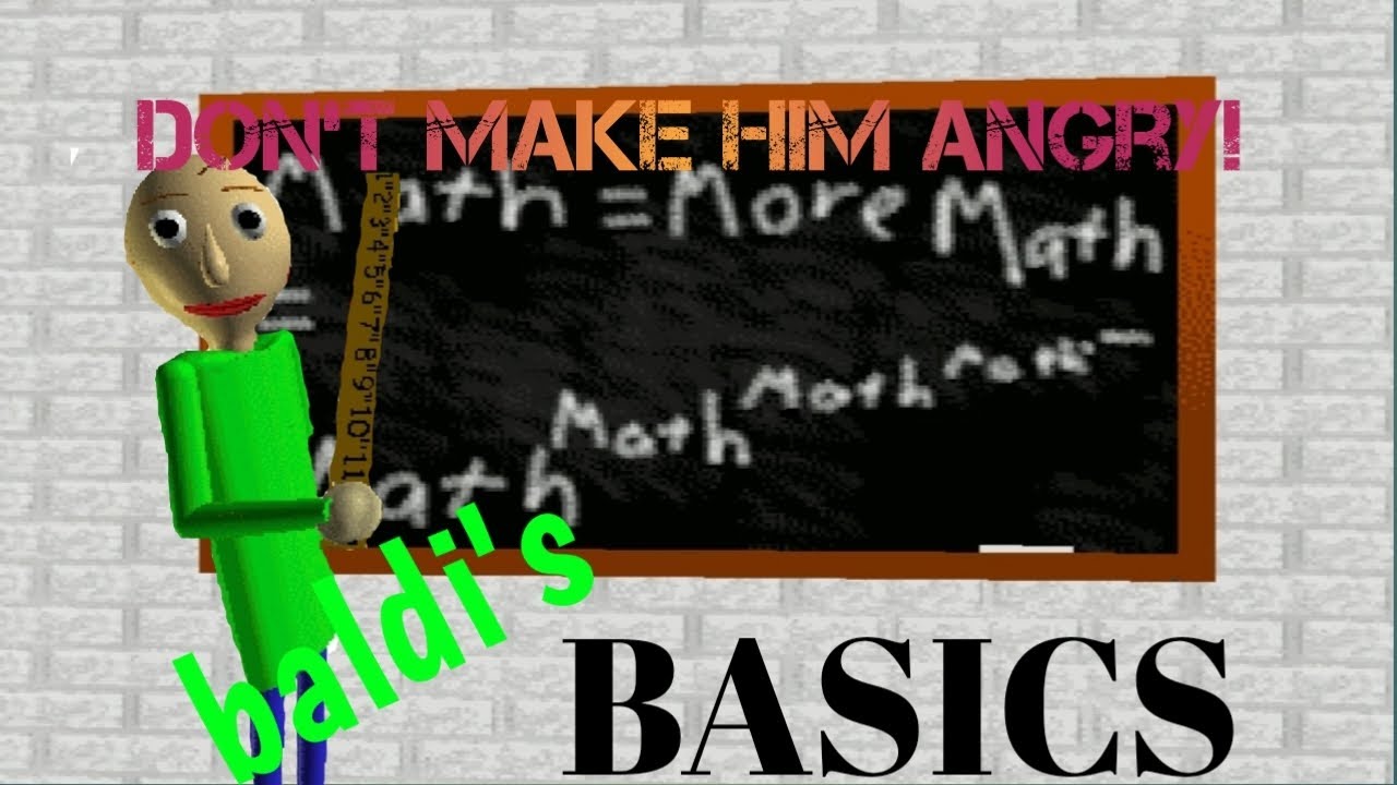 don't make baldi angry! aku main baldi basic tapi kagak menang - baldi's basics Indonesia (part1 ...