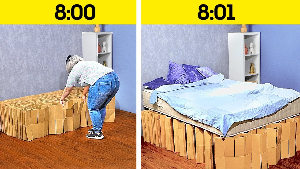 Amazing Bedroom Tools And Effective Home Hacks - YouTube
