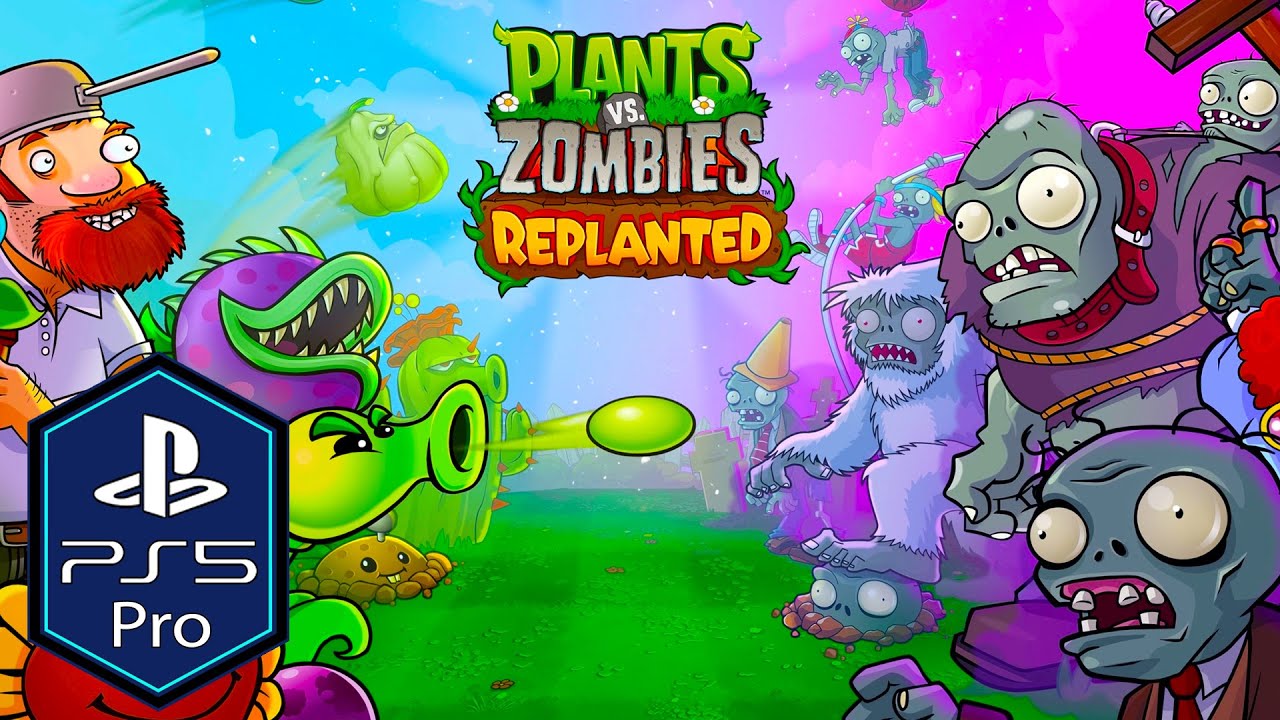 Plants vs Zombies Replanted PS5 Pro Gameplay [120fps] - YouTube