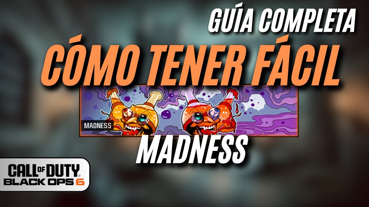 CÓMO CONSEGUIR "MADNESS" CALLING CARD FÁCIL | Black Ops 6 Zombies ...