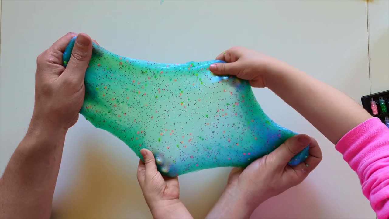 SLIME MIXING DIY | How to Make Sky Blue Slime | Satisfying Video | Asmr ...